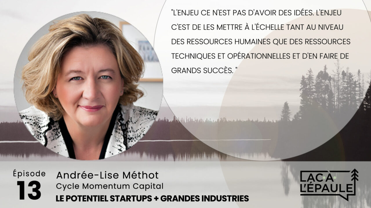 Le potentiel Startups + Grandes industries avec Andrée-Lise Méthot de ...
